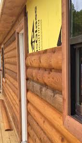 Redwood Log Cabin Siding - 2x6x12' Rustic Charm – Fence and Lumber