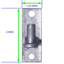 Flat Back Wall Mount Hinge – Fence and Lumber